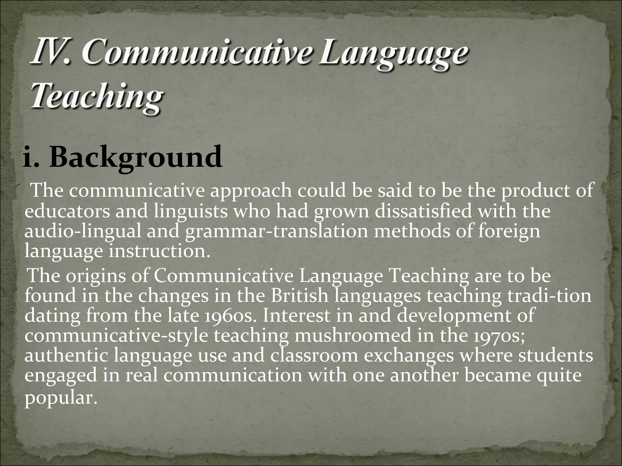 Second language and its teaching methods | PPT