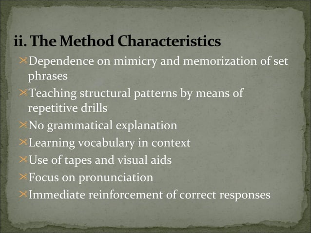 Second language and its teaching methods | PPT
