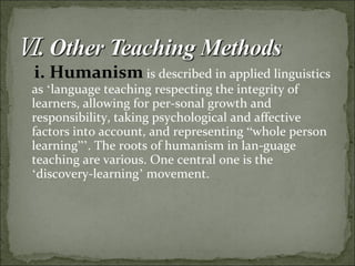 Second language and its teaching methods | PPT