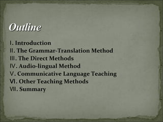Second language and its teaching methods | PPT