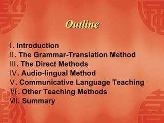 Second Language Teaching Methods | PPT