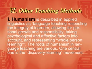 Second language teaching methods | PPT