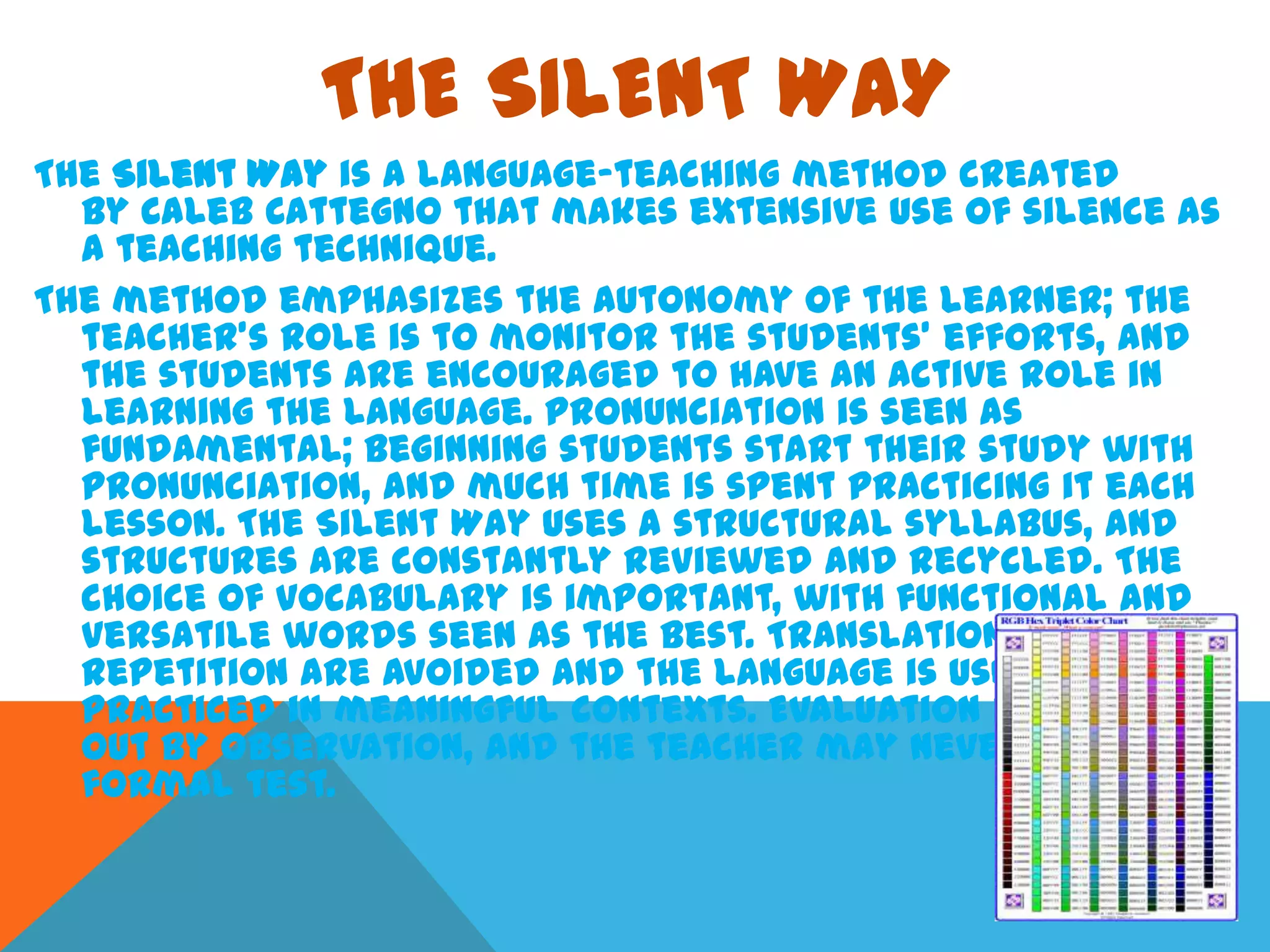 Second language teaching methods | PPTX | Education