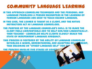 Second language teaching methods | PPTX | Education