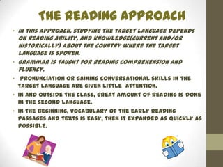 Second language teaching methods | PPT