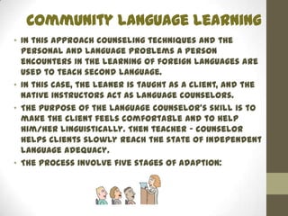 Second language teaching methods | PPT