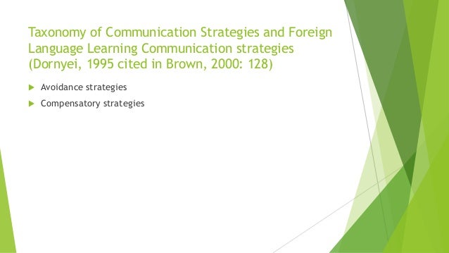 Second languange learning strategies