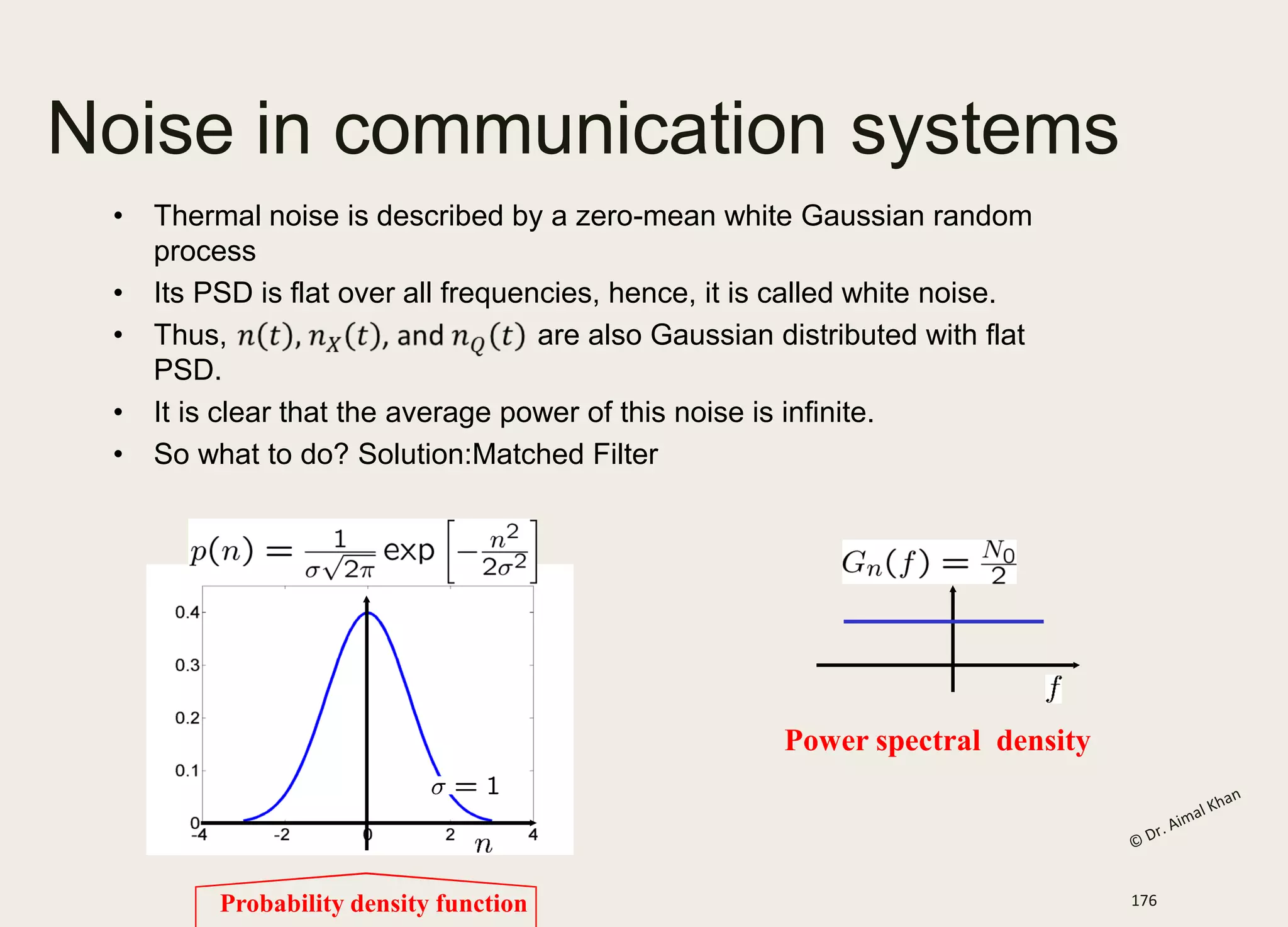 Thermal noise in communication systems | PPT