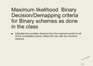 Detection and Binary Decision in AWGN Channel | PDF