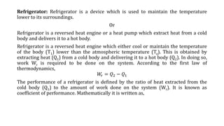 Second law of thermodynamics and ic engines | PDF