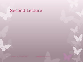 Second lecture | PPT