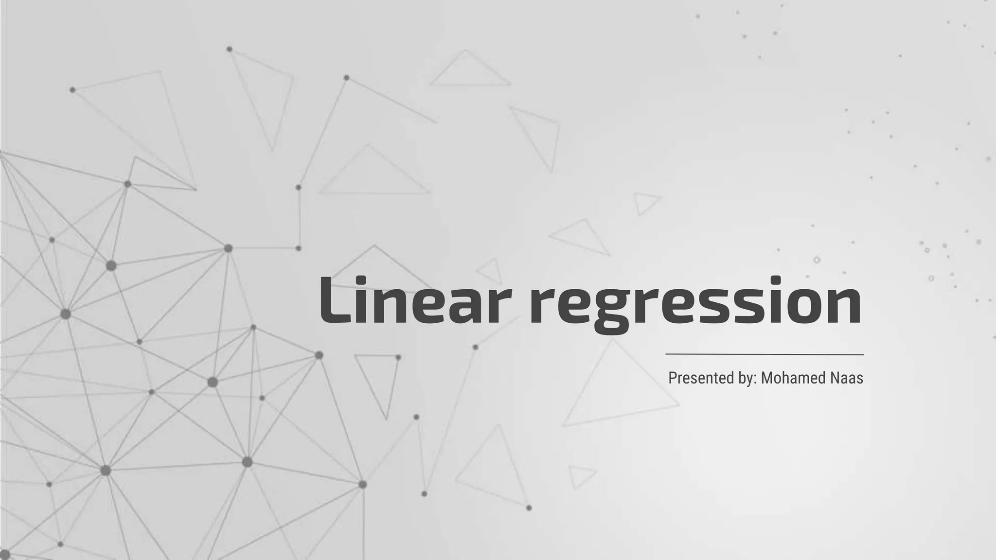 Linear regression | PPT