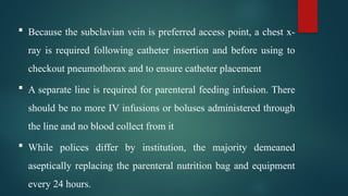 Total Parenteral Nutrition in Critical care Units | PPT