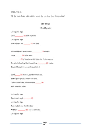 Second lesson plan of teaching practice | PDF