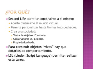 Second-life codigo SL | PDF