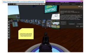 Second life – field trip locations | PPTX