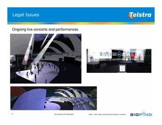 Second Life University of Sydney Presentation | PPT