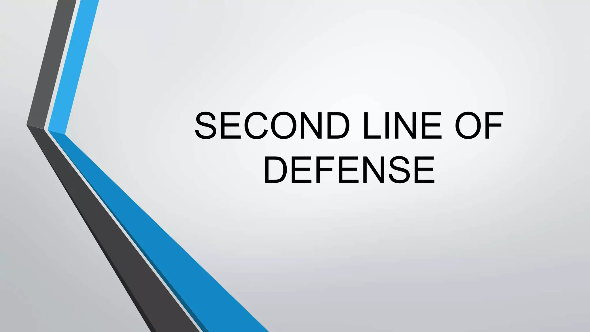 Second line of defense | PPTX