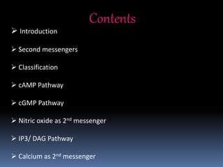 Secondary messengers system | PPTX