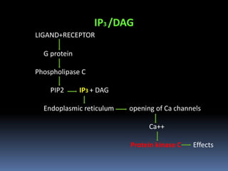 Secondary messengers system | PPTX