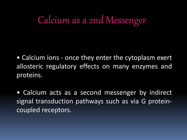 Secondary messengers system | PPTX | Endocrine and Metabolic Diseases ...