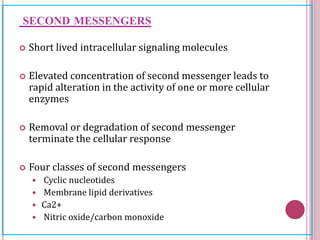 Second messenger system | PPTX