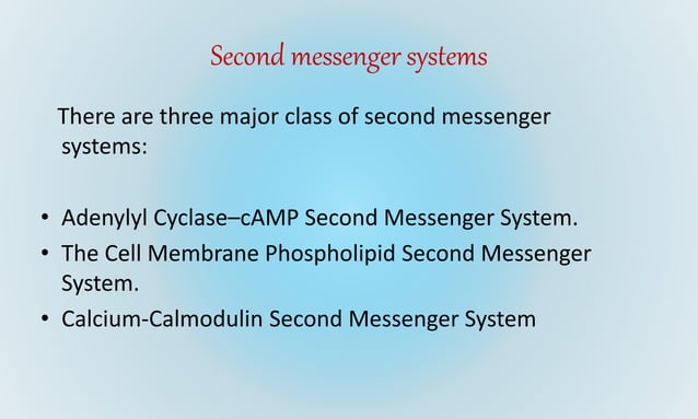 Second messenger system | PPTX | Endocrine and Metabolic Diseases ...
