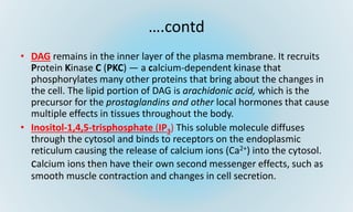 Second messenger system | PPTX