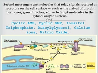 Second messenger systems | PPT