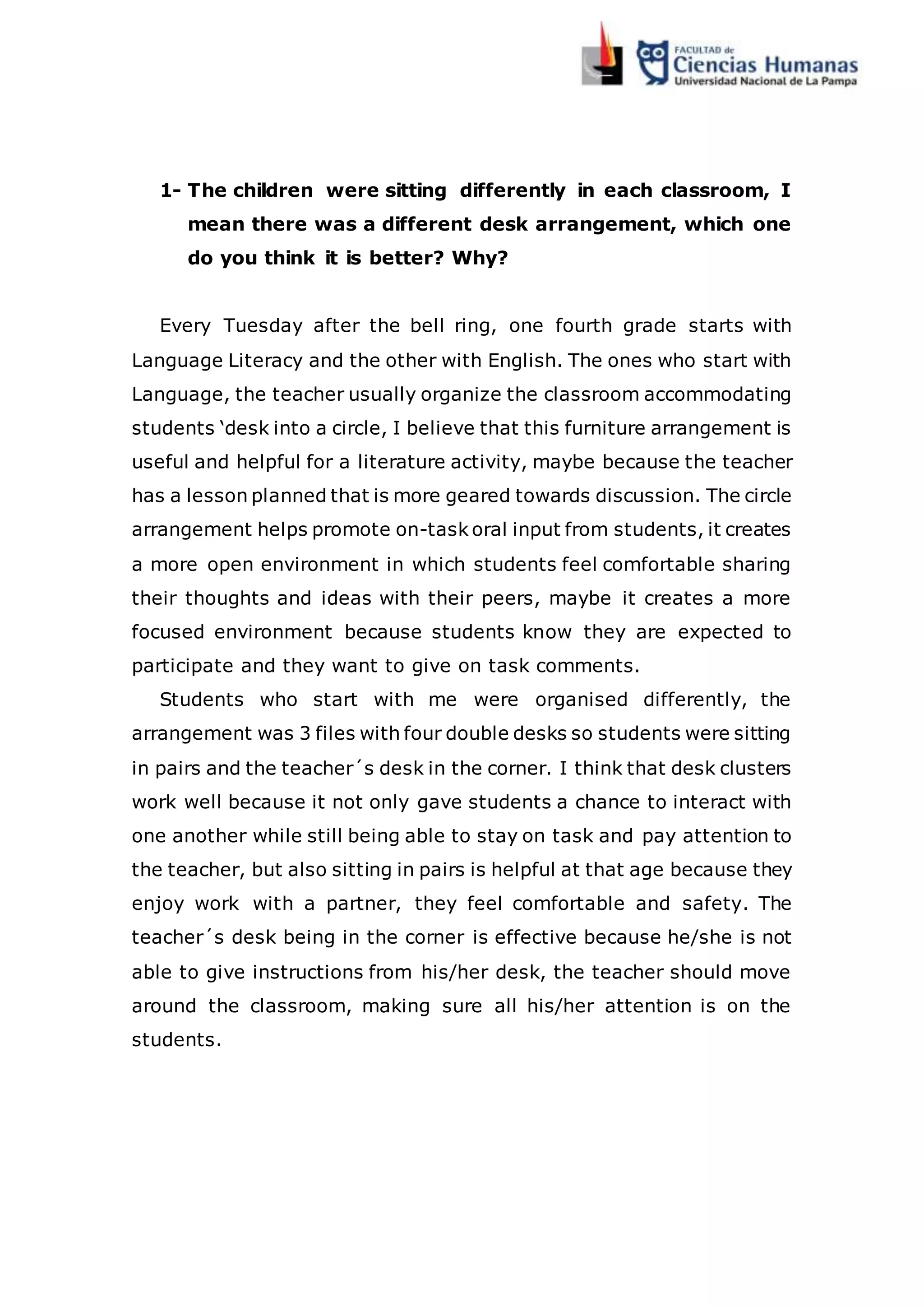 Second Observation-Reflective Questions | DOCX