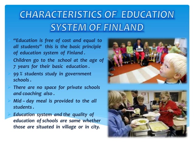 EDUCATION SYSTEM OF FINLAND ppt | PPTX