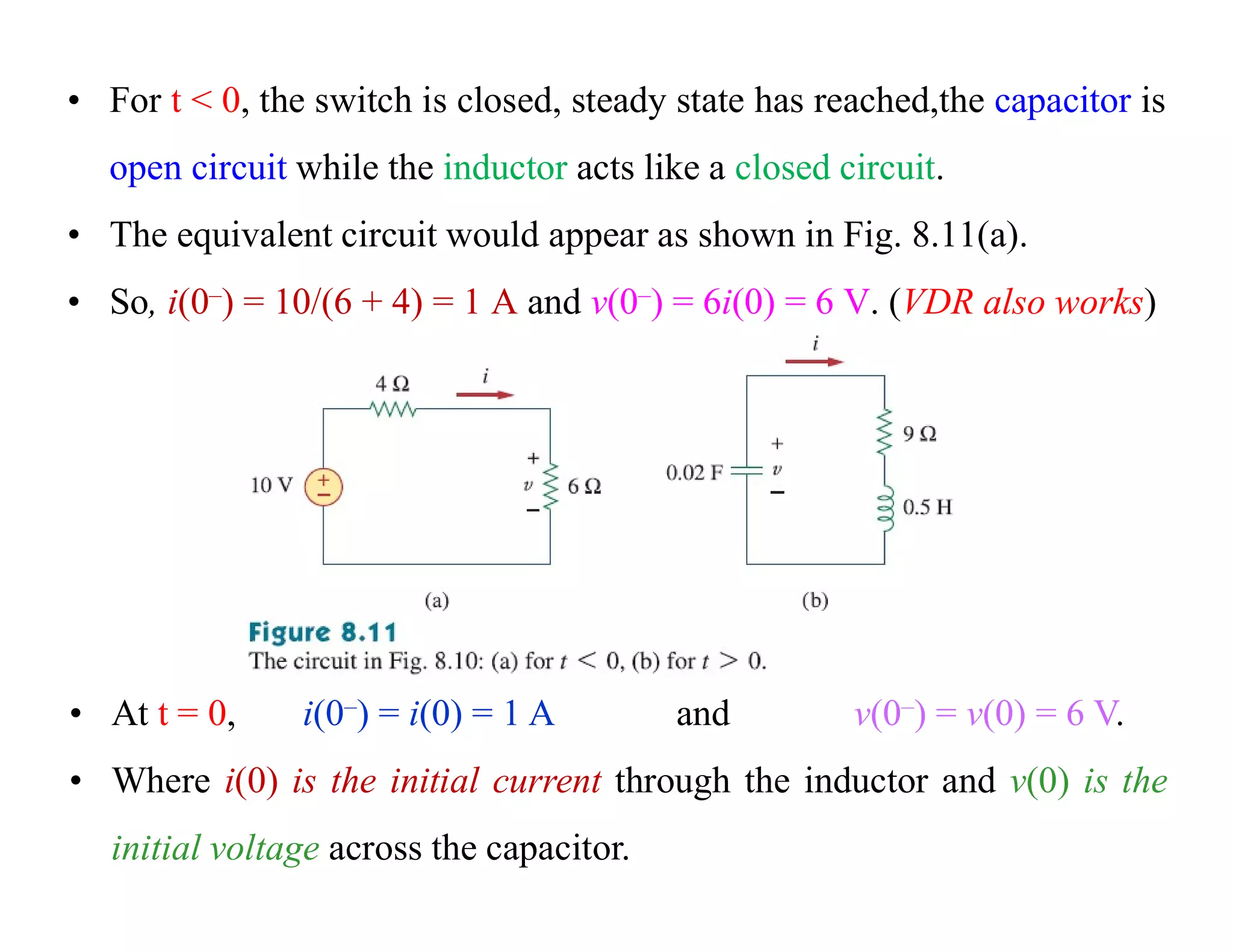 Second order circuits linear circuit analysis | PDF