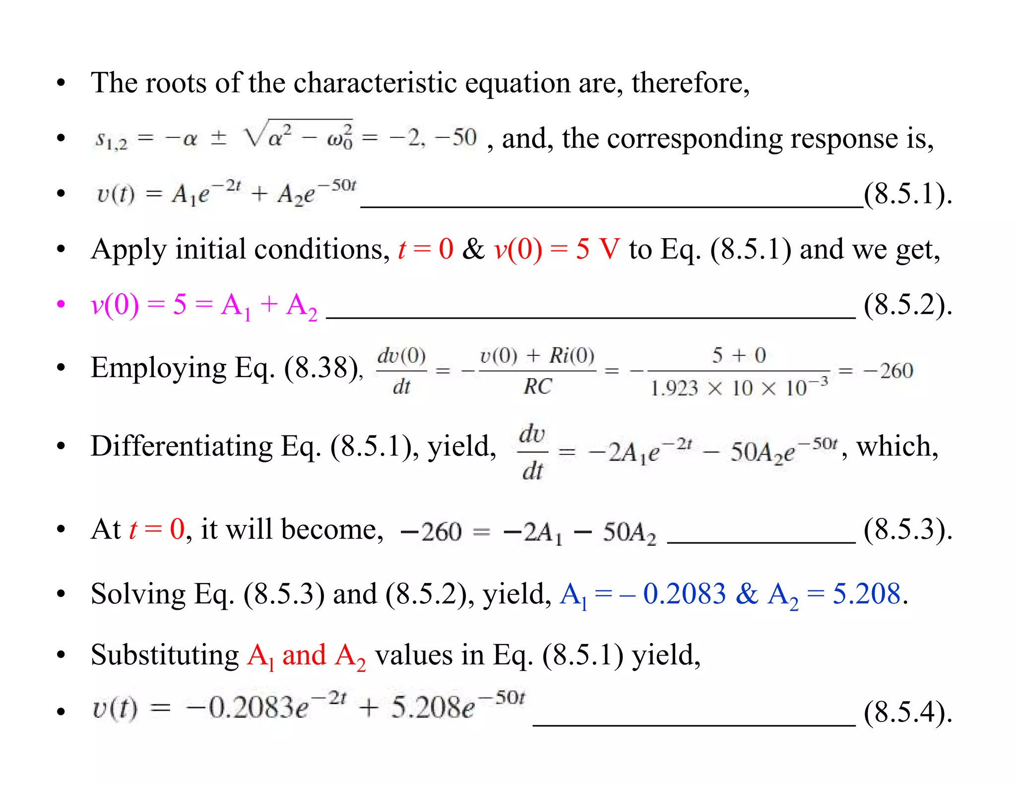 Second Order Circuits Linear Circuit Analysis Pdf
