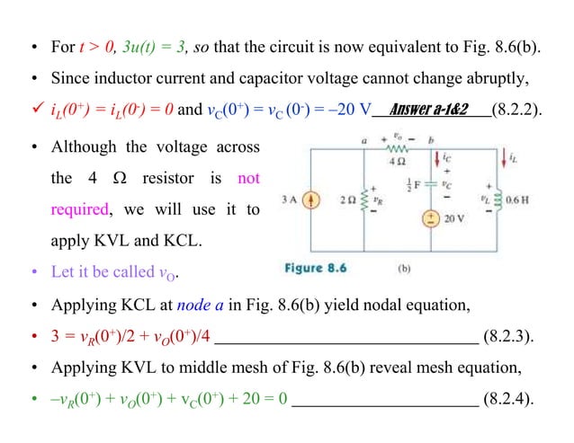 Second order circuits linear circuit analysis | PDF