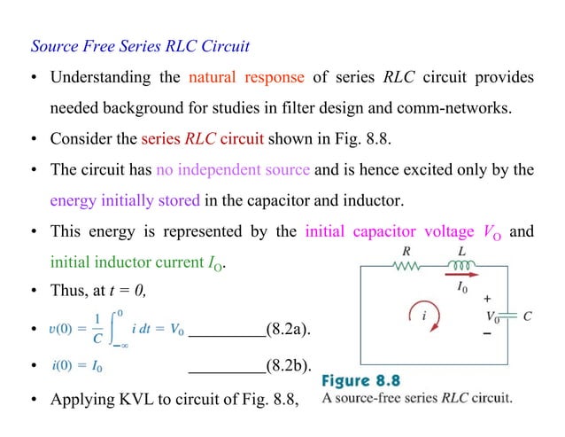 Second order circuits linear circuit analysis | PDF