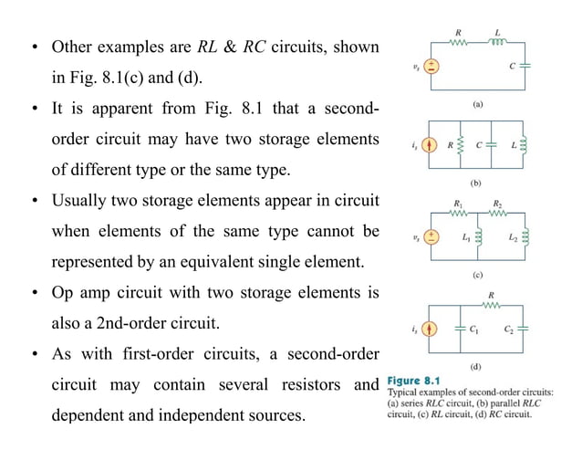 Second order circuits linear circuit analysis | PDF