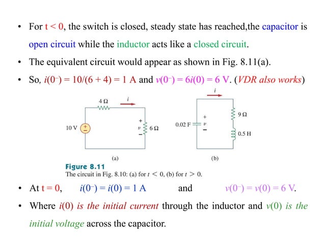 Second order circuits linear circuit analysis | PDF
