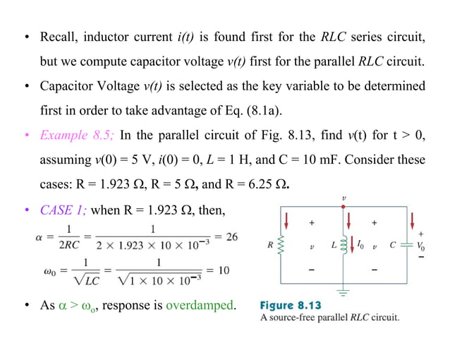 Second order circuits linear circuit analysis | PDF