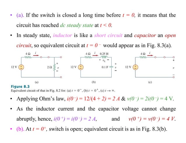 Second order circuits linear circuit analysis | PDF