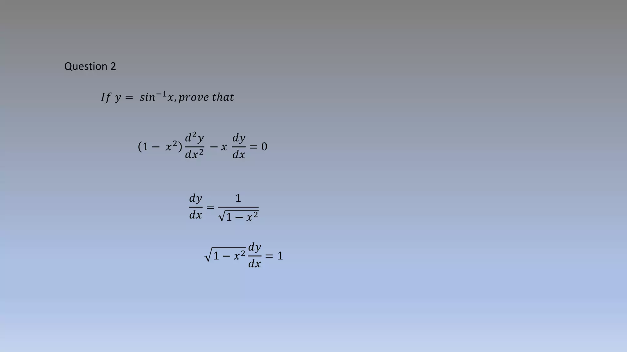 Second order derivatives | PPTX