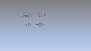 Second order derivatives | PPTX