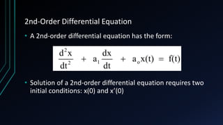 Second Order Differential Circuits | PPTX