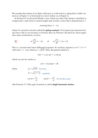 Second order differential equations and its current use | PDF