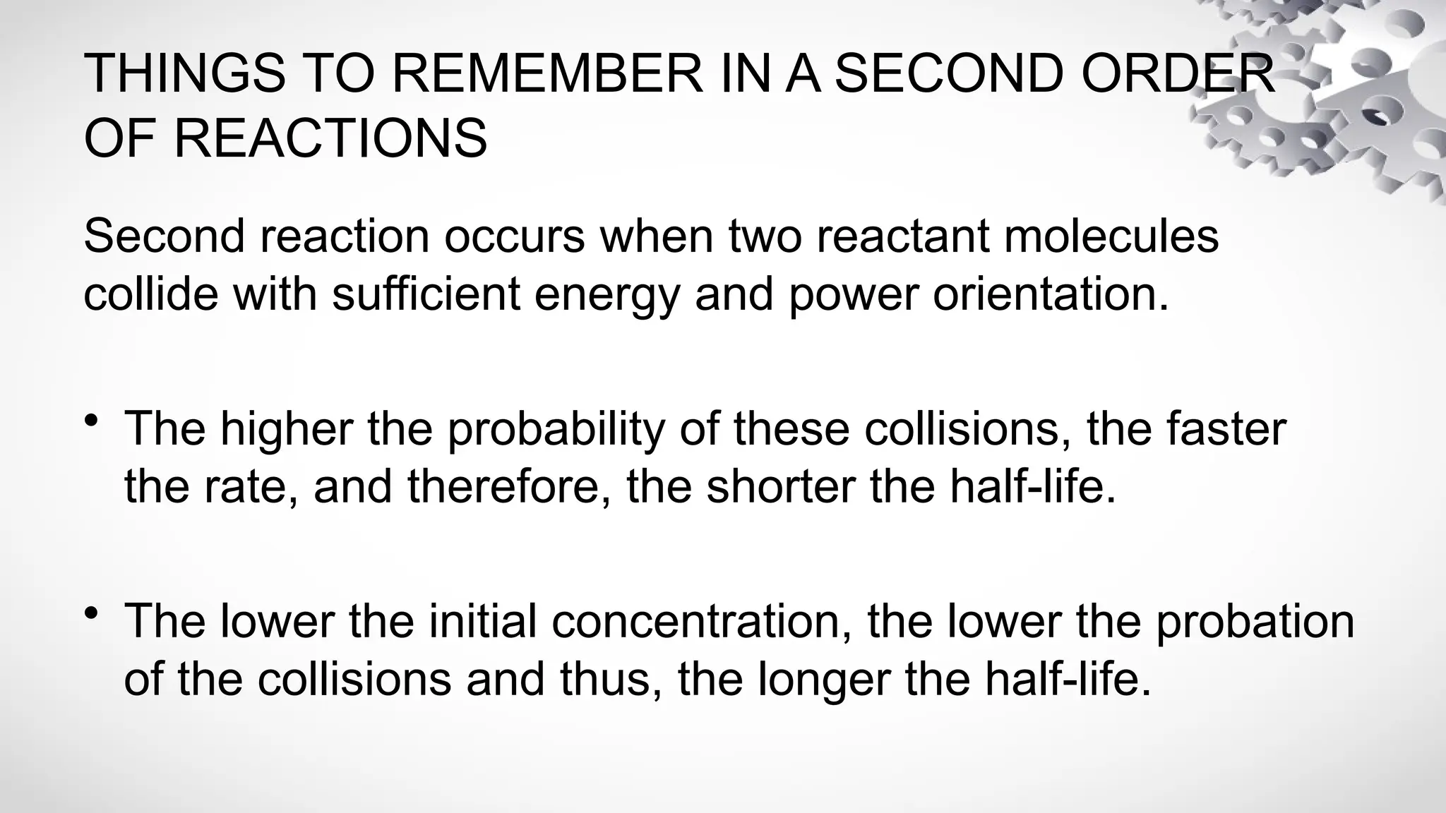 SECOND ORDER OF REACTION that is under chemistry.pptx
