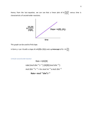 Second order reaction | DOCX