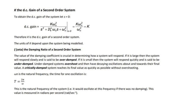 Second Order Systems.pptxkkkkkkkkkkkkkjj | PPTX