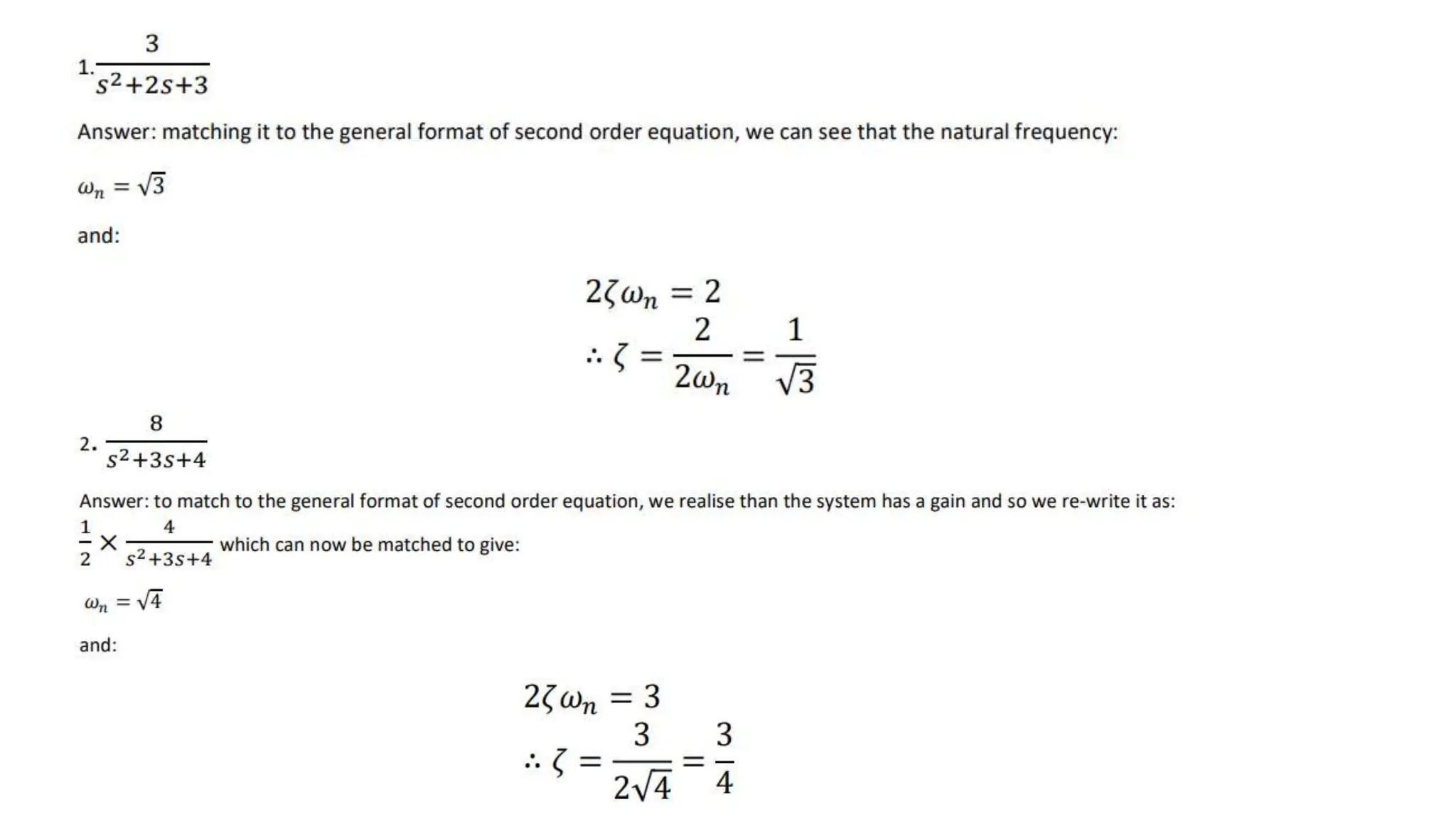 Second Order Systems Qhhhhhhhhuestions.pptx