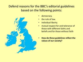 Radio News- legal and ethical | PPTX