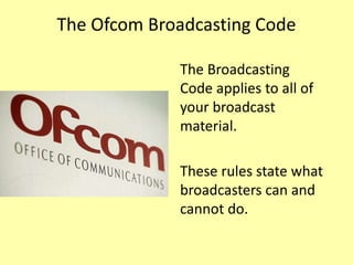 Radio News- legal and ethical | PPT