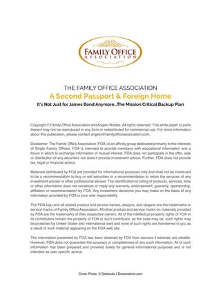 A Second Passport & Foreign Home? | PDF | Life Insurance | Insurance